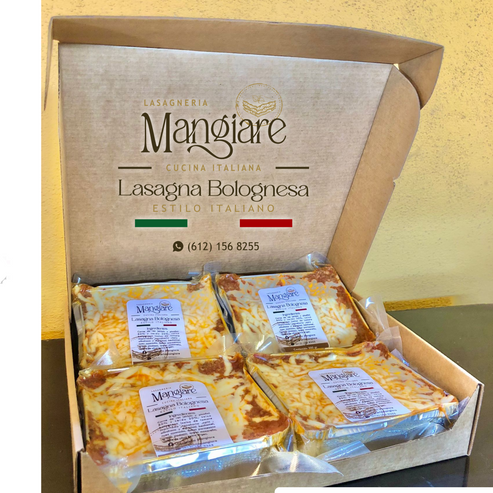 Pack of 4 Individual Italian Lasagnas ️ – Lasaganeria Mangiare